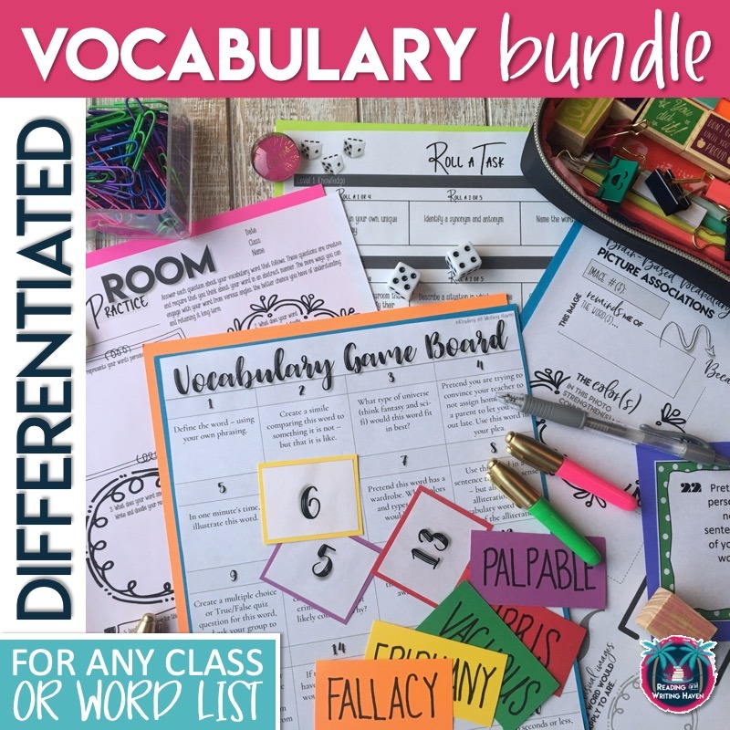 5 Brain Based Vocabulary Activities For The Secondary Classroom 5 Brain Based Vocabulary Activities For The Secondary Classroom
