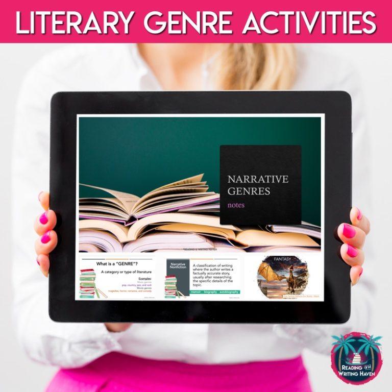 Teaching Literary Genres: Lesson Planning Ideas - Reading and Writing Haven
