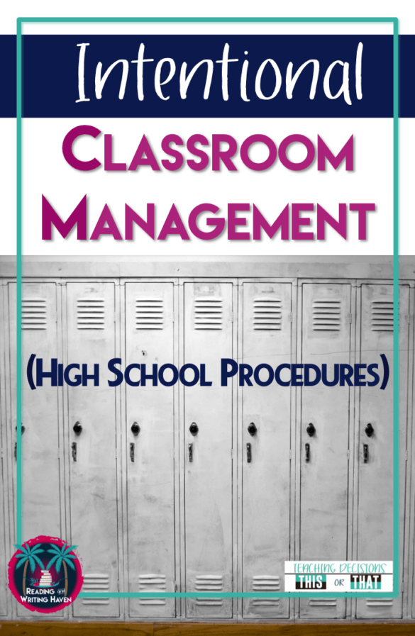 5 Common Classroom Management Issues in High School - Reading and ...