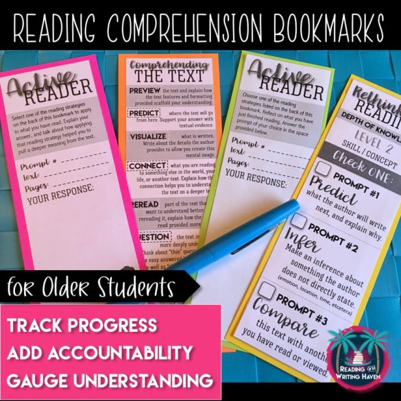 Important Reading Strategies for Middle and High School - Reading and ...
