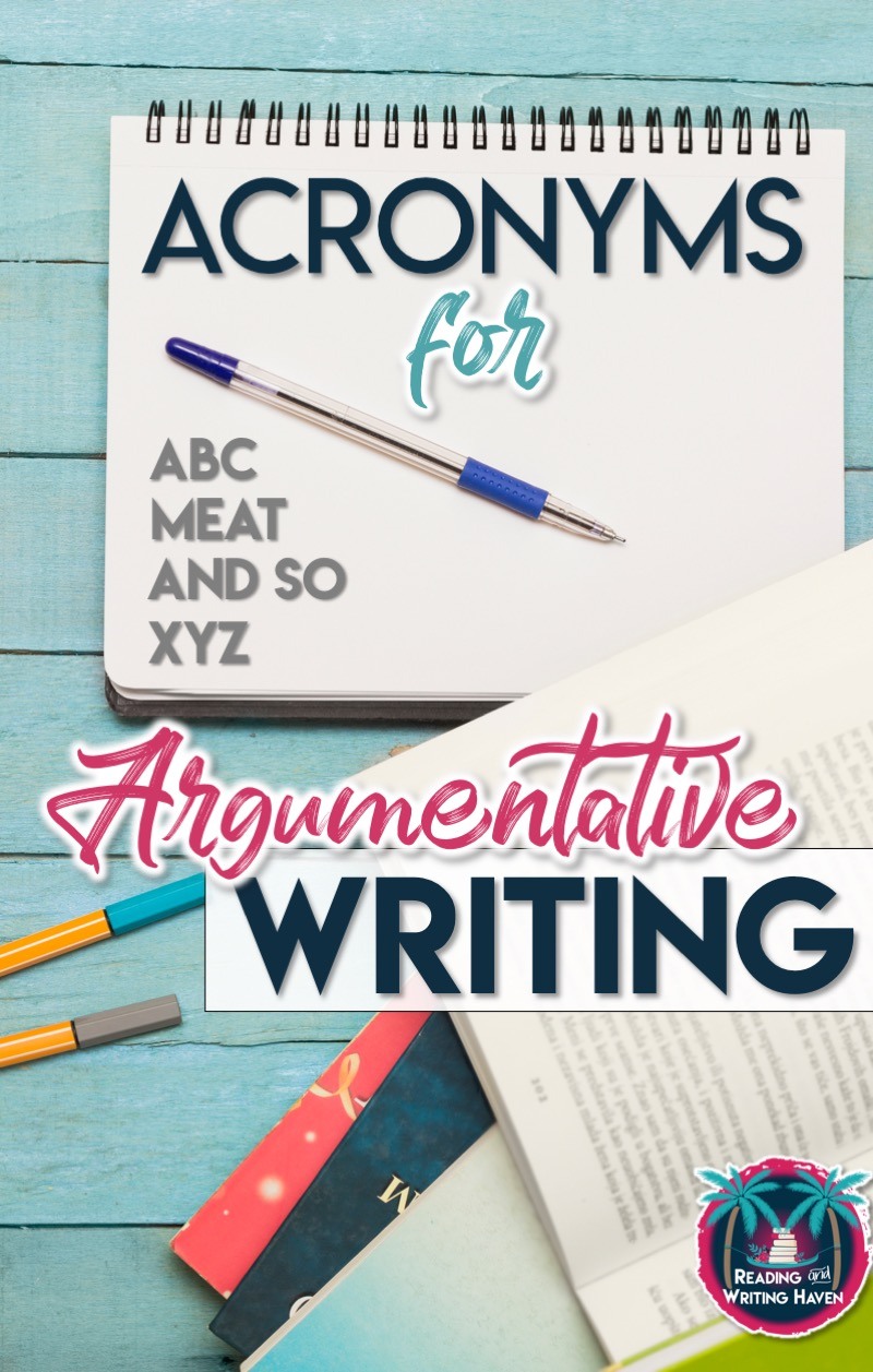 Paragraph Acronyms For Argumentative Writing Reading And Writing Haven Paragraph Acronyms For Argumentative Writing Reading And Writing Haven