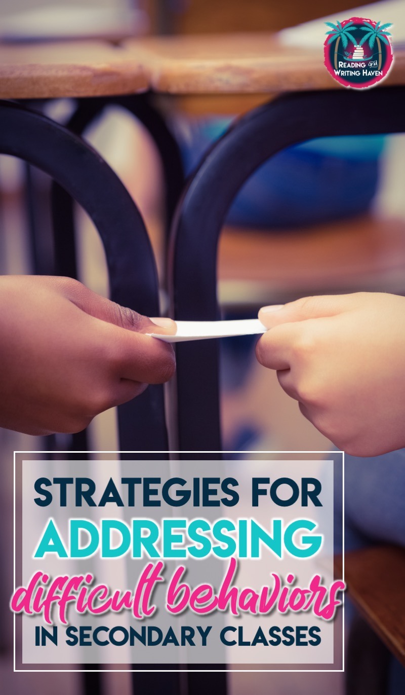 7 Classroom Management Strategies for Addressing Difficult Behaviors ...