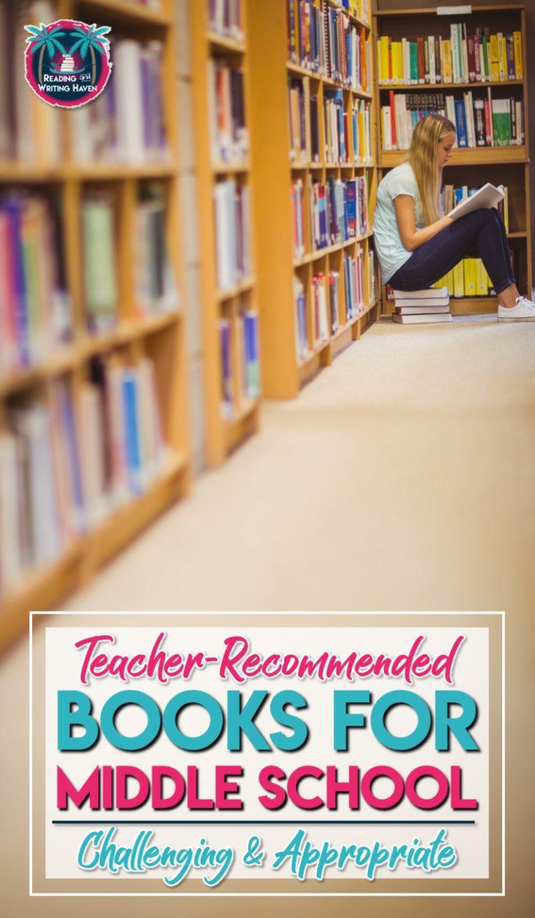 Middle School Books Recommended by Teachers - Reading and Writing Haven