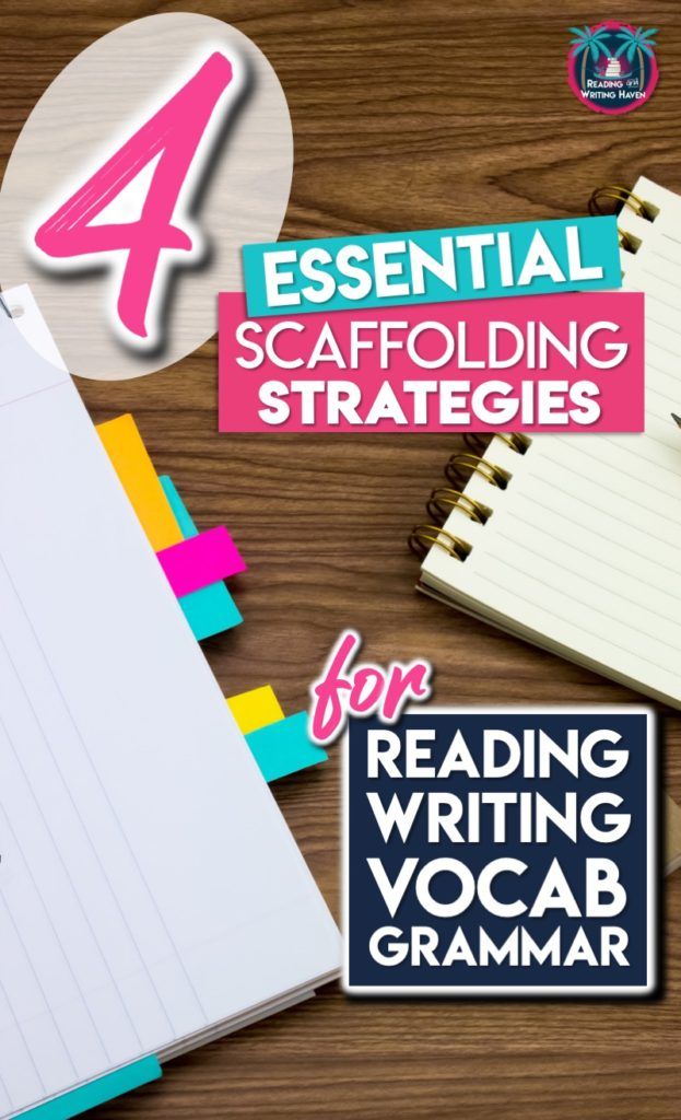 4 Essential Scaffolding Strategies for Middle and High School - Reading ...