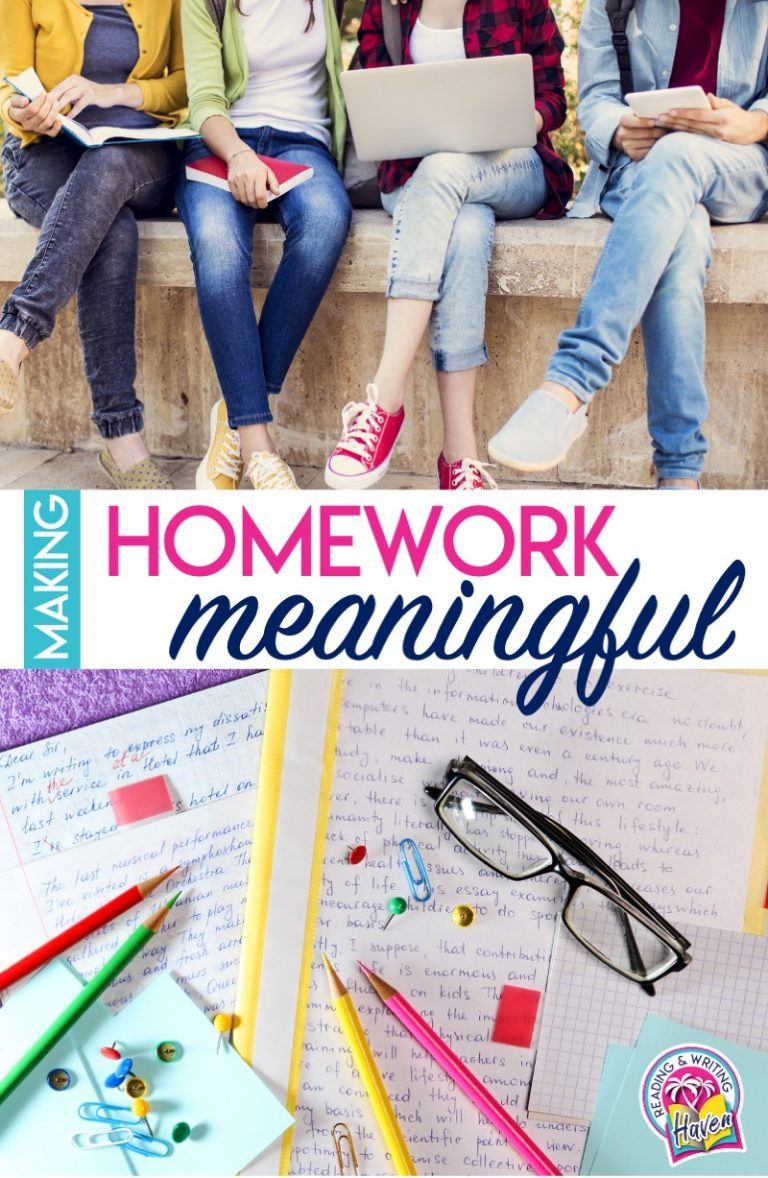 What is Meaningful Homework? - Reading and Writing Haven