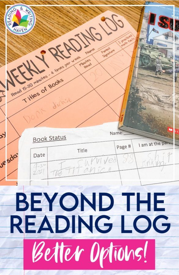 Why We Need to Say Good Riddance to the Reading Log Forever - Reading ...