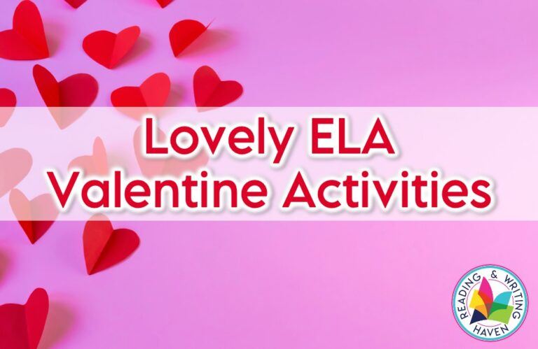 Valentine's Day Ideas to Love for Middle and High School - Reading and ...